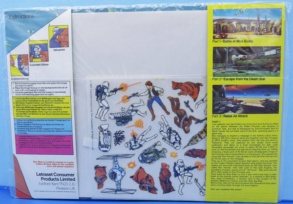 Letraset British Transfer Set - Part 1 - Star Wars Battle at Mos Eisle ...