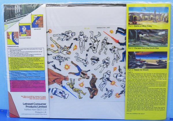 Letraset British Transfer Set - Part 2 - Star Wars Escape from the Dea ...