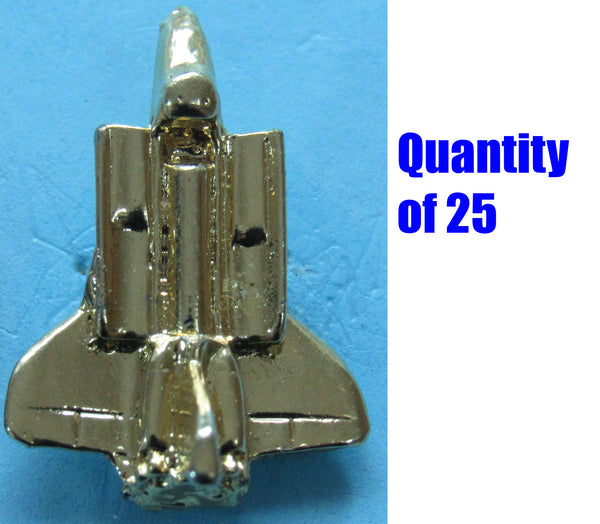 Space Shuttle gold chrome figural PIN - NASA wholesale lot of 25 – Toy ...
